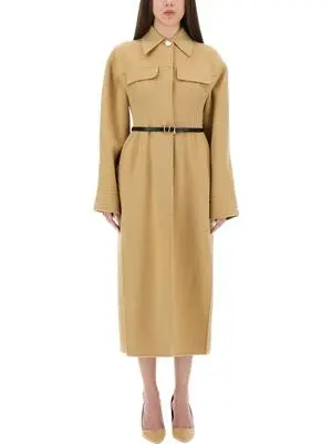 Sportmax Wool Coat - Beige