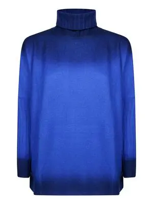 ABSOLUT CASHMERE. Absolut Cashmere Ombre Cashmere Turtleneck Sweater - Blu