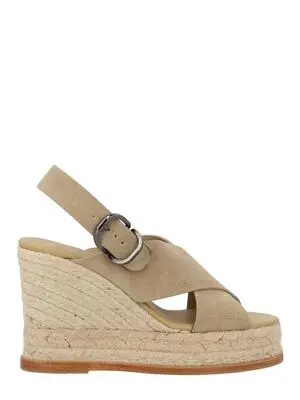 CastaÑer Espadrille Wedge Sandals - Beige