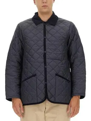 LAVENHAM Quilted Collared Jacket - Blue