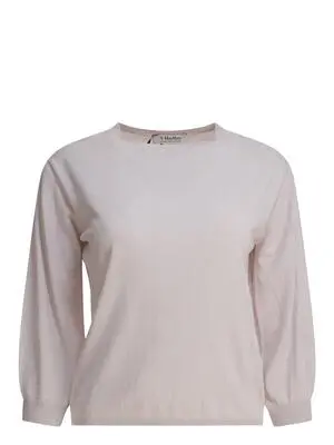 MAX MARA`S Max Mara Chic Knitwear Sweater In 100% Wool - Grey