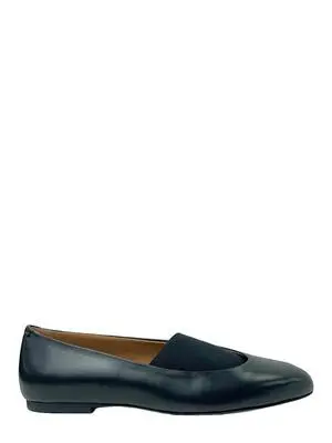 JIL SANDER Laser Cut Ballerina Flats With Ankle Strap Detail - Black