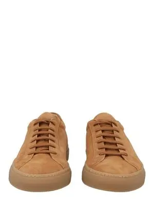 COMMON PROJECTS Achilles Premium Suede Sneakers - Buff