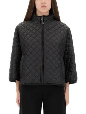 Max Mara S Delfina Quilted Shell Jacket - Black