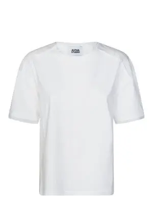 Alpha Studio Boxy T-shirt - Bianco