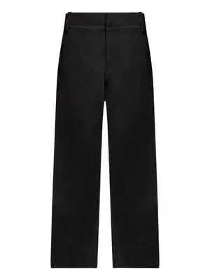 Jacquemus Mid-rise Straight-leg Trousers - Black