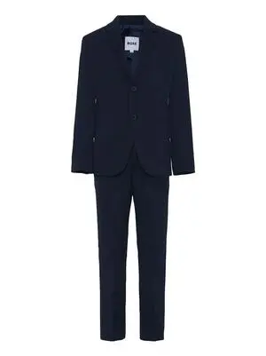 BOSS Boys' Tailored Suit Jacket And Pants Set - Blue
