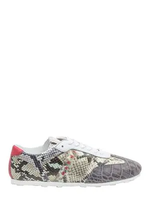 Marni Panelled Low Top Sneakers - Multicolore