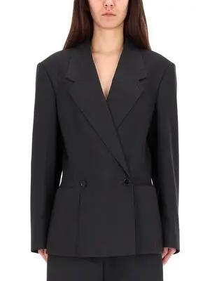 LEMAIRE Lemiaire Double-breasted Tailored Blazer - Grey