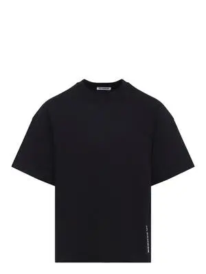 JIL SANDER Oversized Logo T-shirt - Black