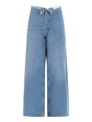 AMISH SUPPLIES Wide-leg Jeans - Denim