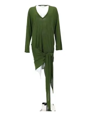 Attico Viscose Mini Suit Dress - Green