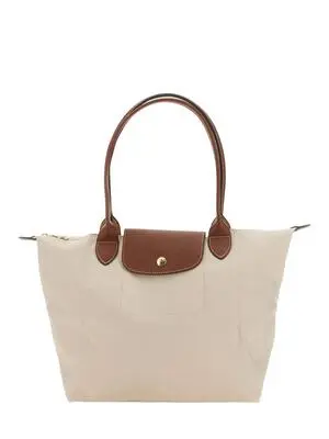 Longchamp Foldable Shoulder Bag - White