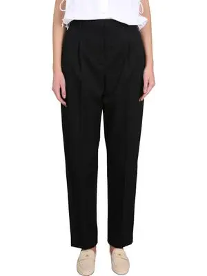 Tory Burch Tailored Wool Trousers - Black