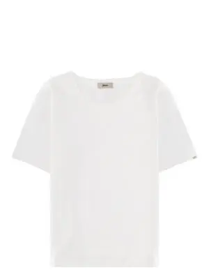 Herno Cotton Stretch Short-sleeve T-shirt - White