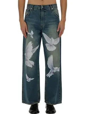 3.PARADIS Freedom Doves Jeans - Azure