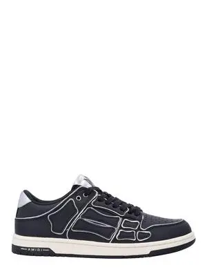 Amiri Skel Top Low Sneakers - Black