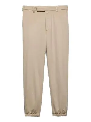Prada Tailored Trousers With Zipped Cuffs - Calce