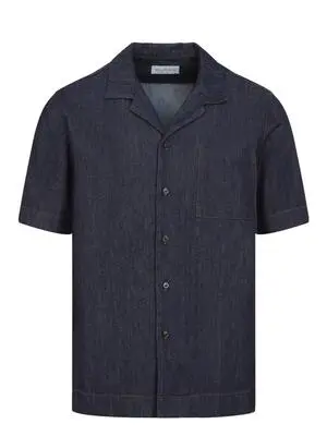 Dries Van Noten Mini Cotton Shirt - Blue