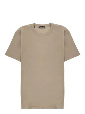 TOM FORD Logo Embroidery T-shirt - Green