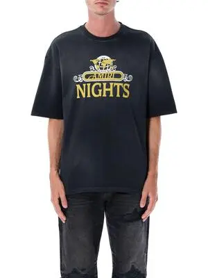 Amiri Nights' Oversized T-shirt - Black