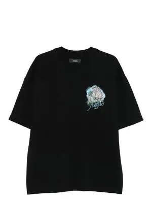 Amiri Oversized Hotel Tee For - Black