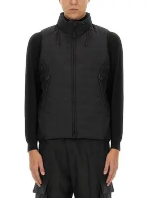 JG1 Zip-fastening Gilet - Black