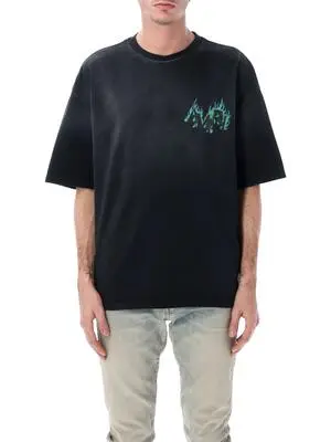 Amiri Amiri Crew-neck Short-sleeve T-Shirt Black