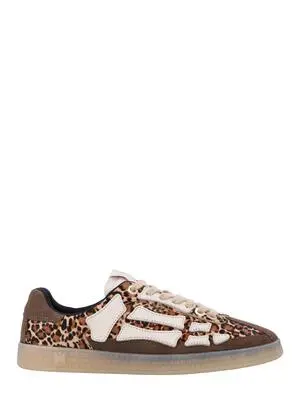 Amiri Leopard Sunset Skate Low Top Sneakers - Brown