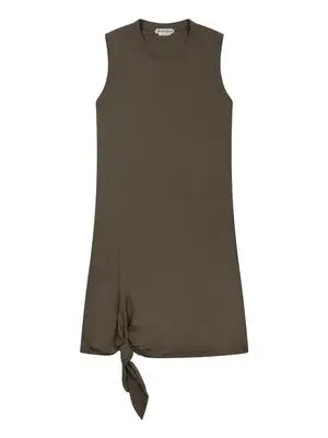 JW Anderson Sleeveless Mini Dress With Knot Detail - Green