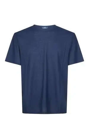 Herno Stylish Crepe T-shirt - Blu