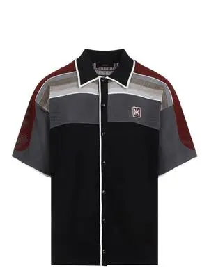 Amiri Ma Sport Logo-patch Shirt - Black