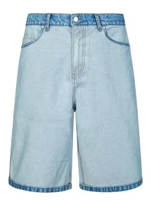 ARTE Inside Out Denim Shorts - Blu