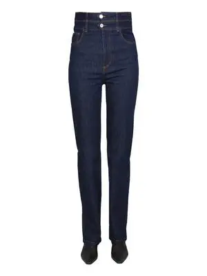 Philosophy Di Lorenzo Serafini High Rise Straight Leg Jeans - Blue