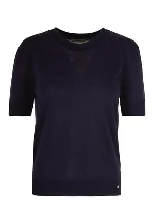 Herno Short Sleeve Crewneck T-shirt - Blu Navy
