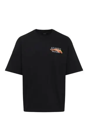 Amiri Hollywood Horse Oversized Tee - Black