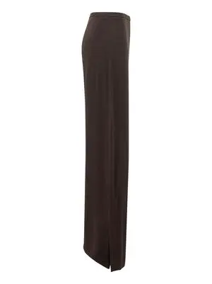 Alberta Ferretti Wide-leg Trousers - Marrone