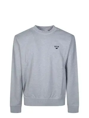 ARTE Heart Logo Mini Crewneck - Grigio