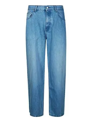 ARTE Circle Logo Pocket Pants - Blu