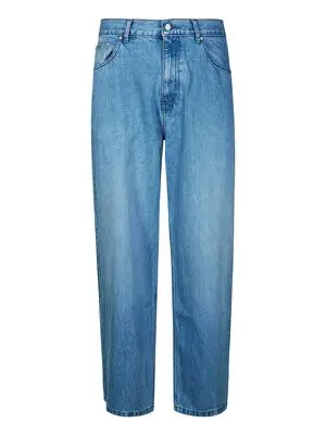 ARTE Circle Logo Pocket Pants - Blu