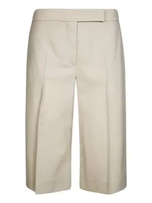 MAX MARA SFILATA Mini Bermuda Shorts - Beige