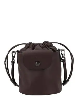 Longchamp Mini Bucket Crossbody Bag - Brown