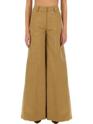 THELATEST Alma Wide Leg Trousers - Beige