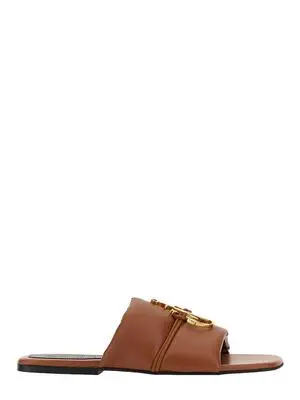 JW ANDERSON JW Anderson Flat Slide Sandals With Logo Detail