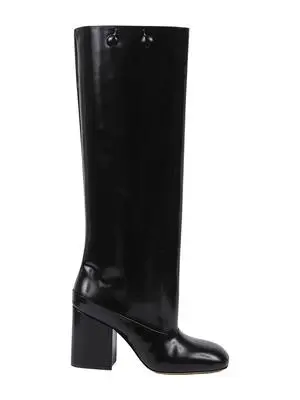 Marni Calf Leather Ankle Boots - Black