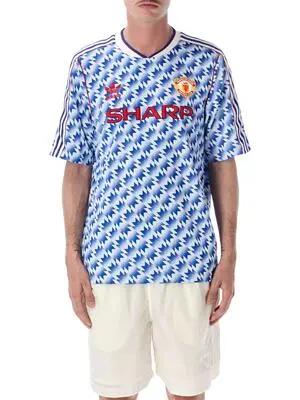 ADIDAS ORIGINALS Retro Manchester United Inspired Jersey - Multicolour