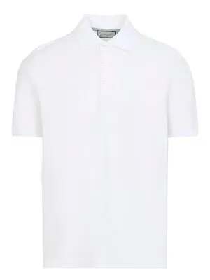 Canali Classic Cotton T-shirt For Ss26 Collection - White