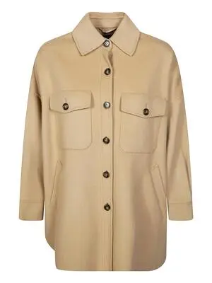 MAX MARA MAX MARA WEEKEND Virgin Wool Blend Shirt Jacket
