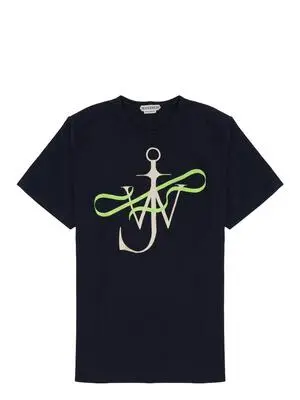 JW Anderson Cotton Tee For - Blue