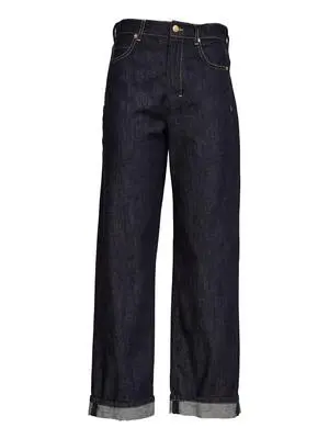 Max Mara Wide-leg Five-pocket Jeans - Blu